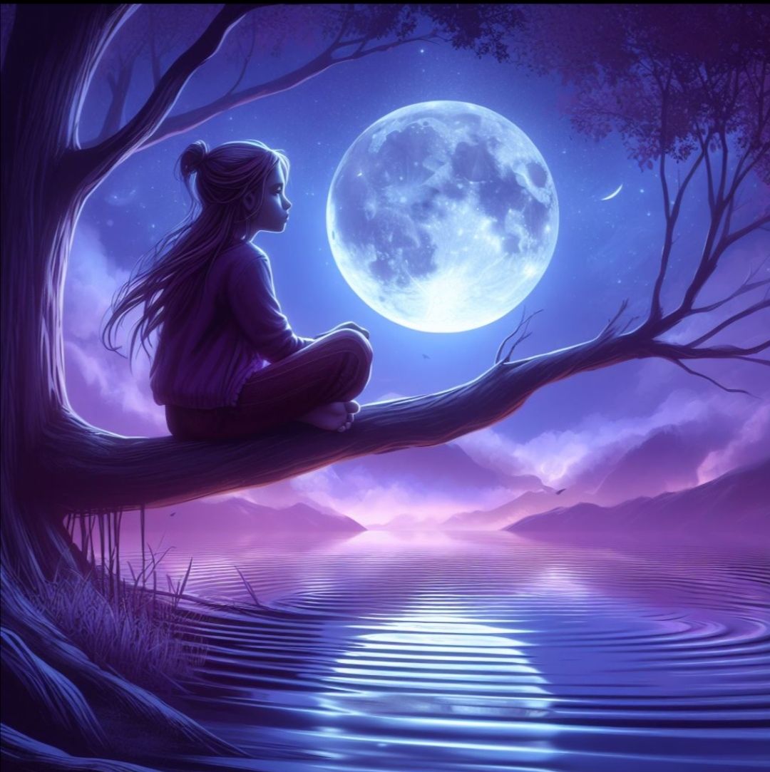 Moon reflections - AI Generated Artwork - NightCafe Creator