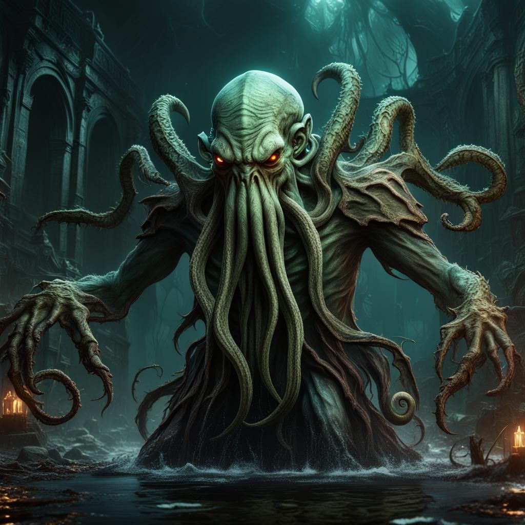 Cthulhu's mind fragment - AI Generated Artwork - NightCafe Creator