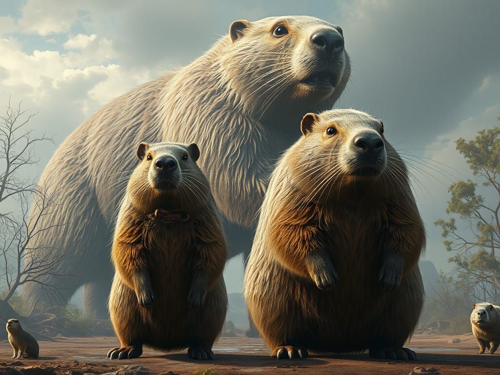 Capybara Growing Power - Capybara Evolution in Hyperreal For...