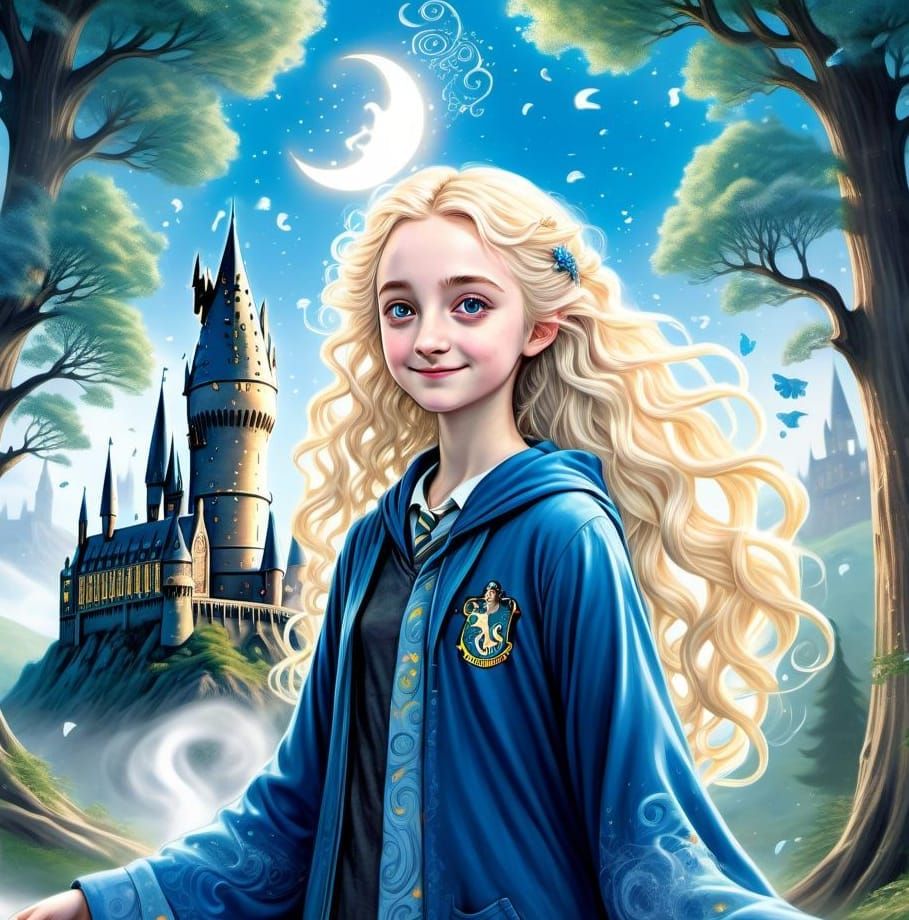 Luna Lovegood - AI Generated Artwork - NightCafe Creator