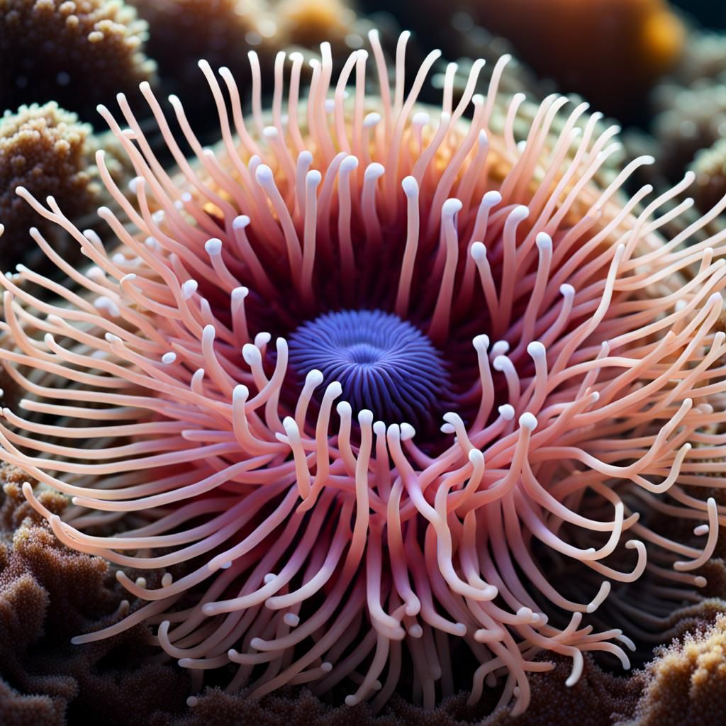 sea anemone - AI Generated Artwork - NightCafe Creator