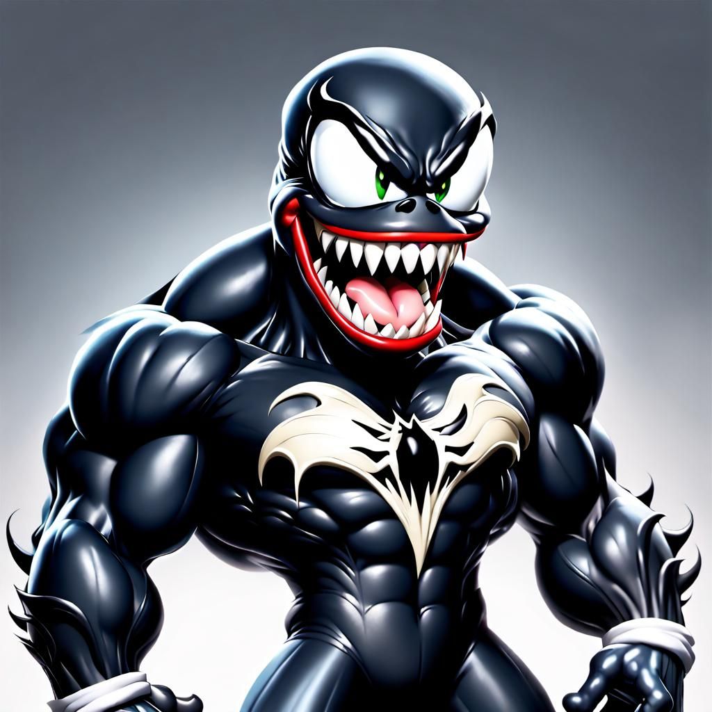 Venom in Super Mario 2.0 - AI Generated Artwork - NightCafe Creator