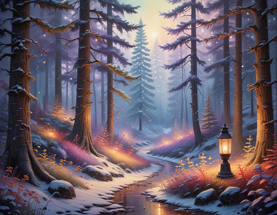 Lighted Trail - Whimsical Winter Wonderland