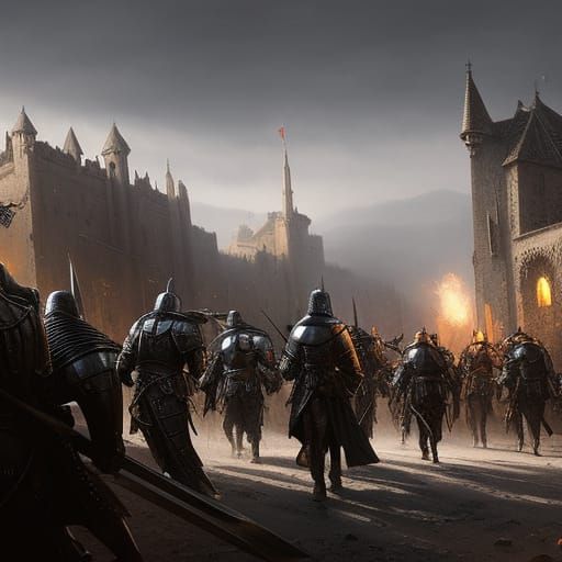 Knights - AI Generated Artwork - NightCafe Creator