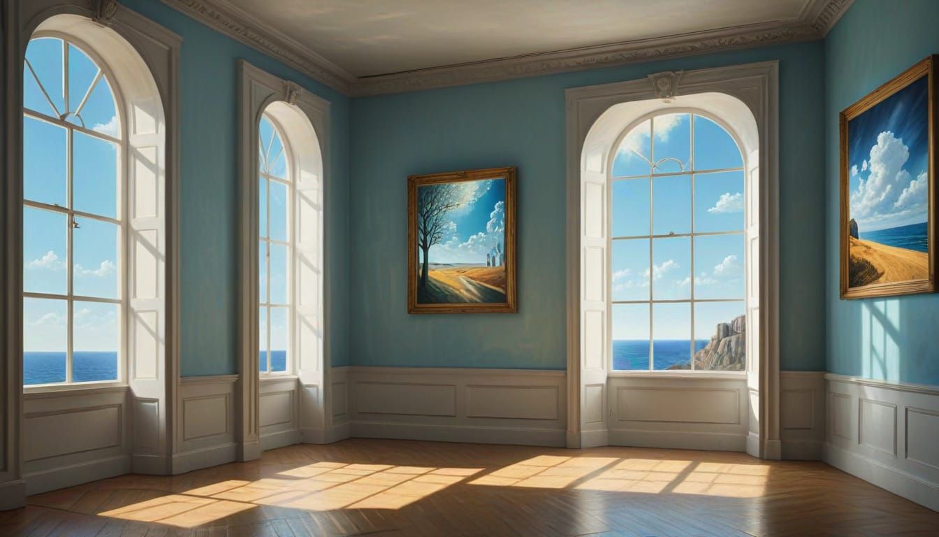 Rene Magritte's Dreamlike Masterpiece: A Surrealis... - AI Art