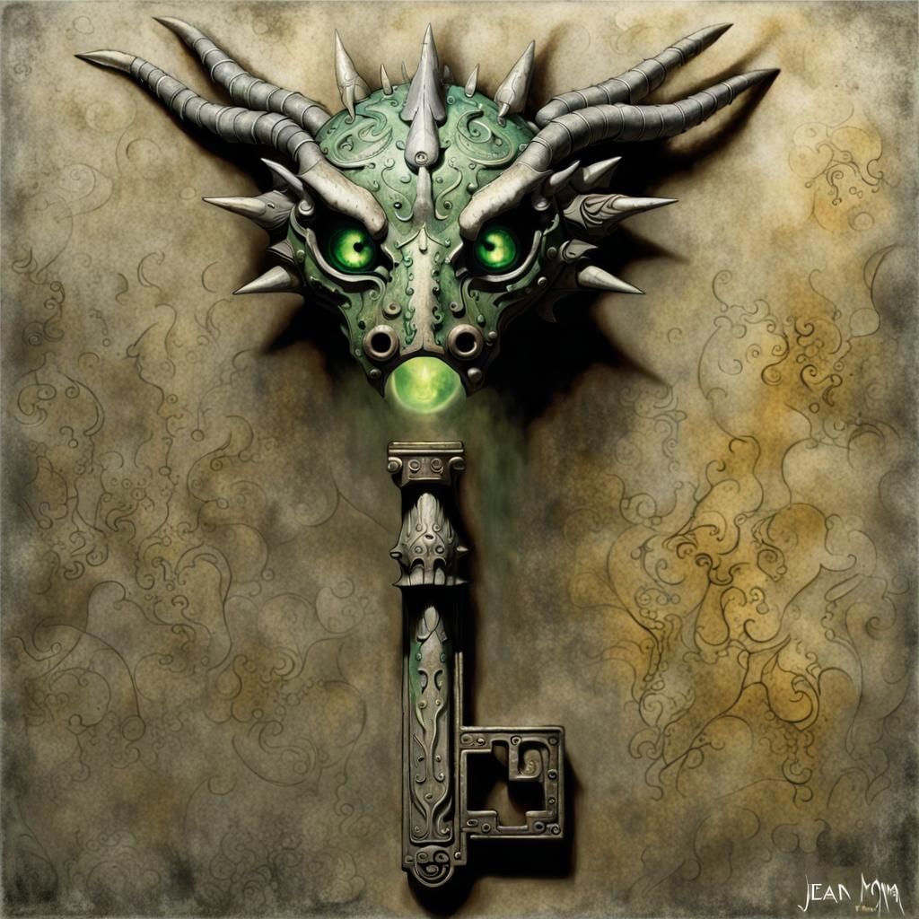 Dragon Key - AI Generated Artwork - NightCafe Creator