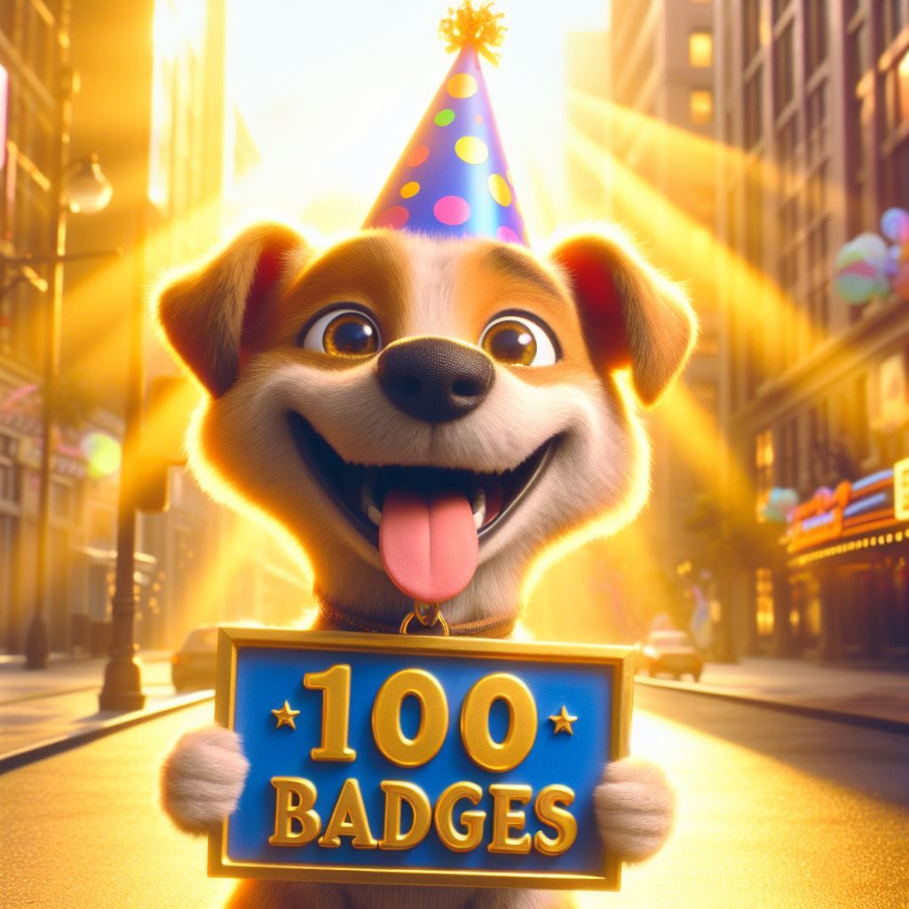 100 Badges - AI Generated Artwork - NightCafe Creator