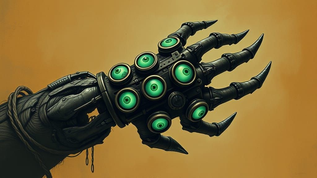 Biomechanical Horror in Apotheosis, a Dark Biopunk... - AI Art