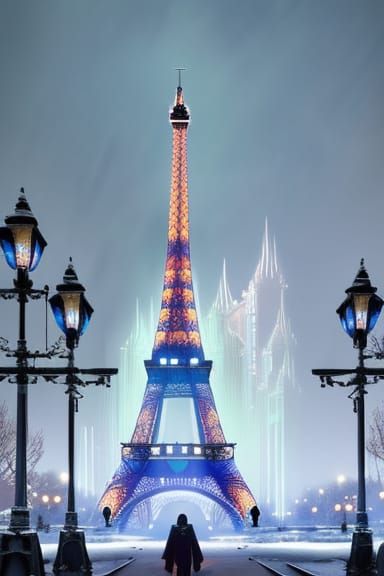 eiffel - AI Generated Artwork - NightCafe Creator