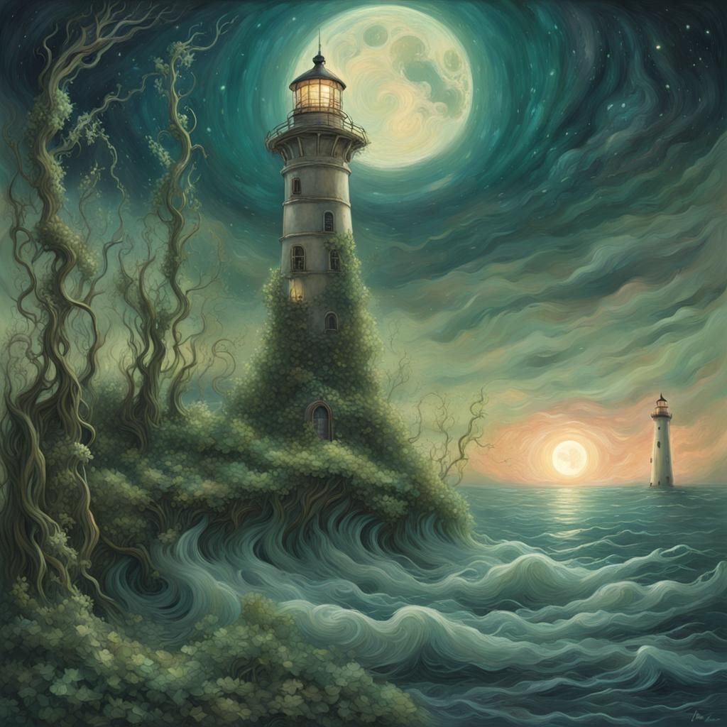 alone at sea - AI Generated Artwork - NightCafe Creator