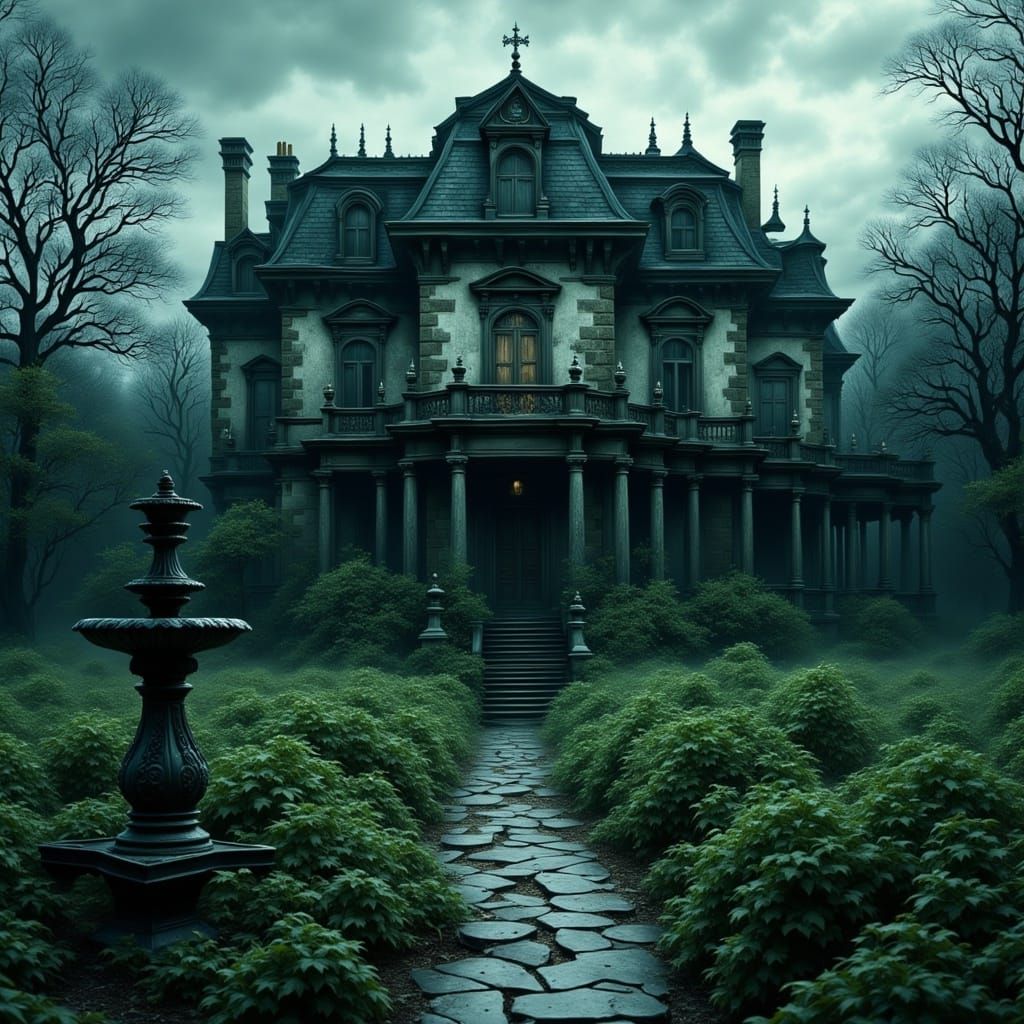 Abandoned house - Decaying Mansion in a Foreboding Atmospher...