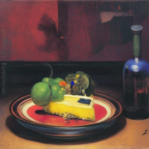 Another mighty mouse with piece of cheese By Kees van Dongen, Mikhail ...