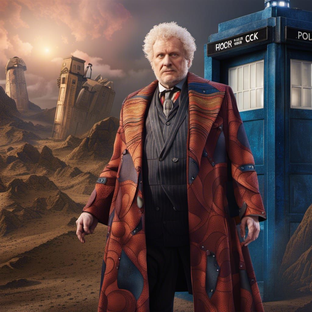 Colin Baker as Doctor Who - AI Generated Artwork - NightCafe Creator