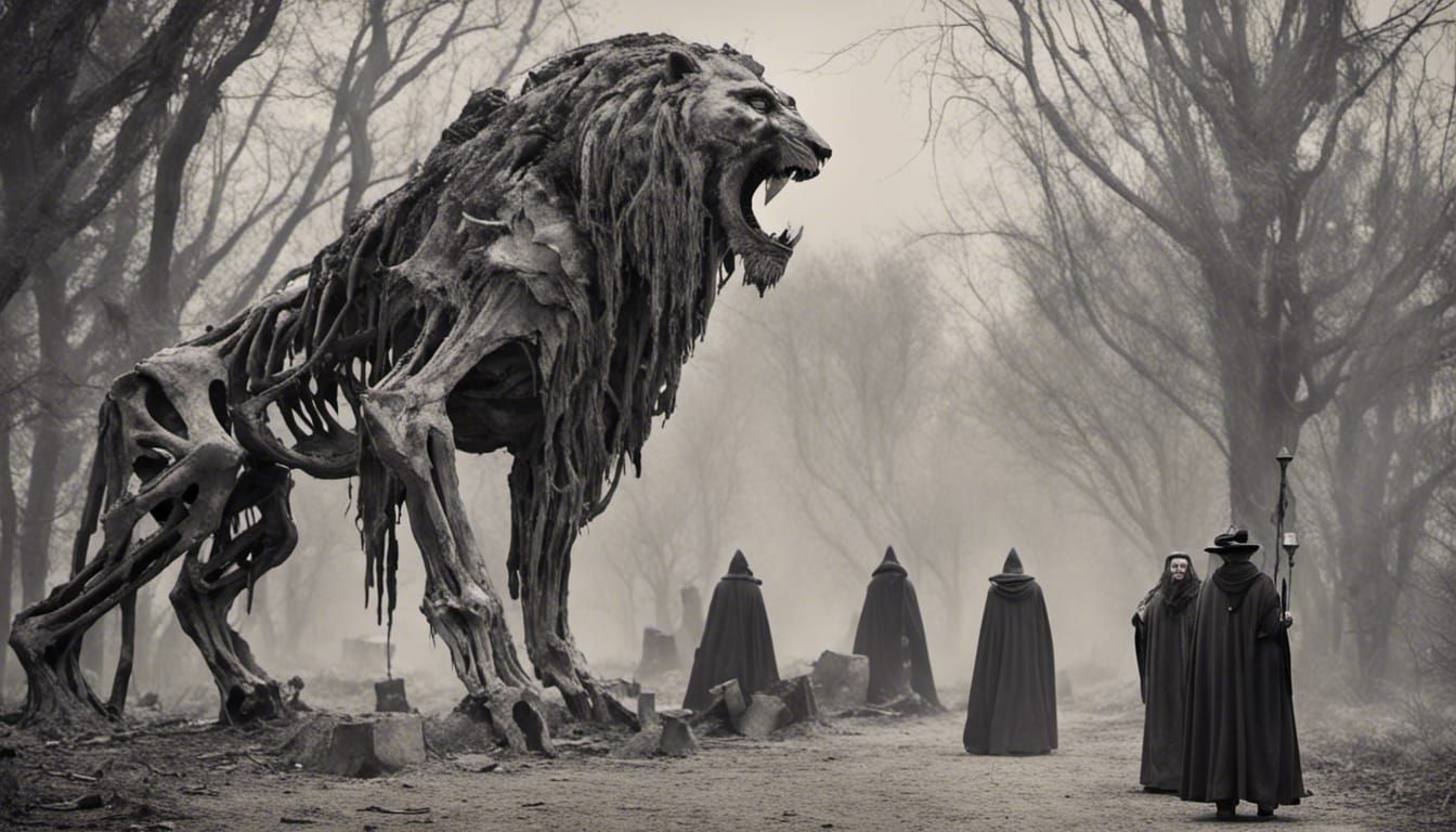 Walking with the Ghost of the Lion - AI Generated Artwork - NightCafe ...