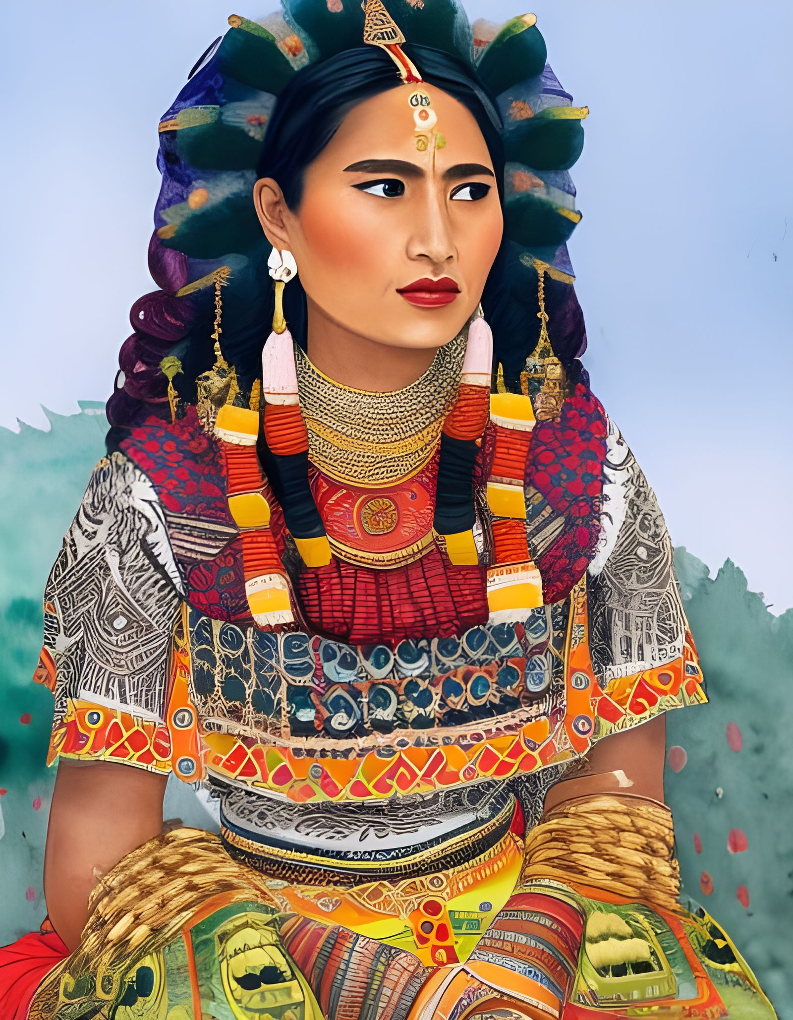 Inka Princess #28 - AI Generated Artwork - NightCafe Creator