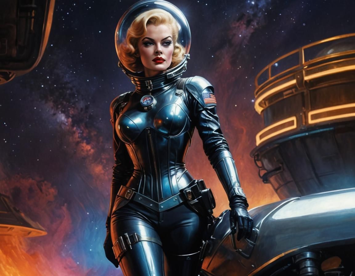 Space Woman - AI Generated Artwork - NightCafe Creator