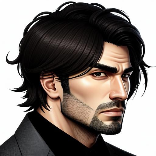 Generic Headshot, Male, Front View, transparent background - AI ...