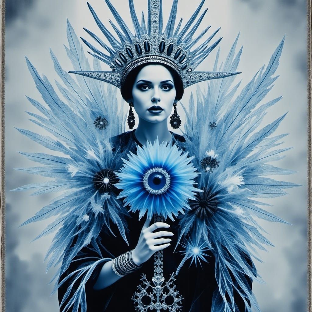 An artist creates a Street art graffiti mural of Jack Frost wearing an ...