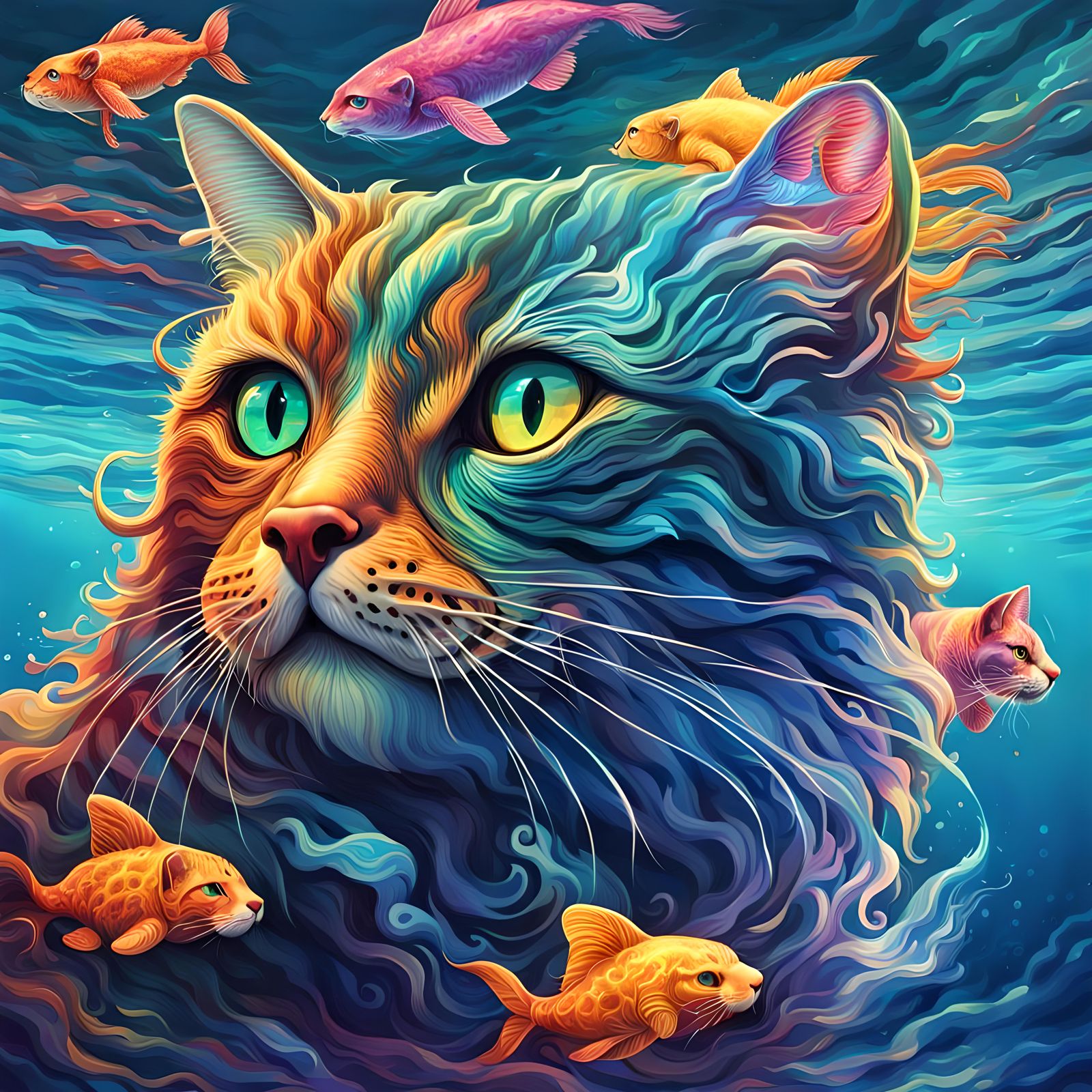 Catfish - AI Generated Artwork - NightCafe Creator