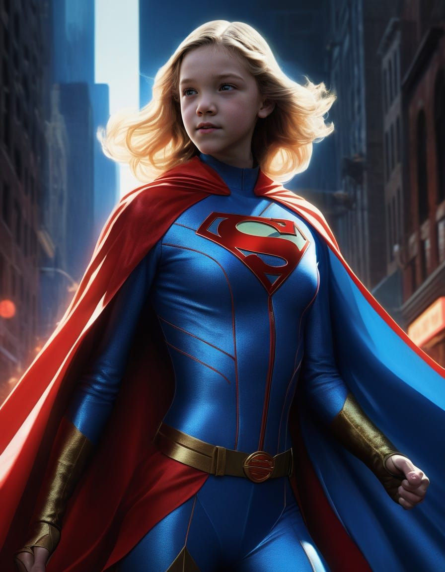 Jayden Bartels as Power Girl, DC's Blonde Kryptoni... - AI Art
