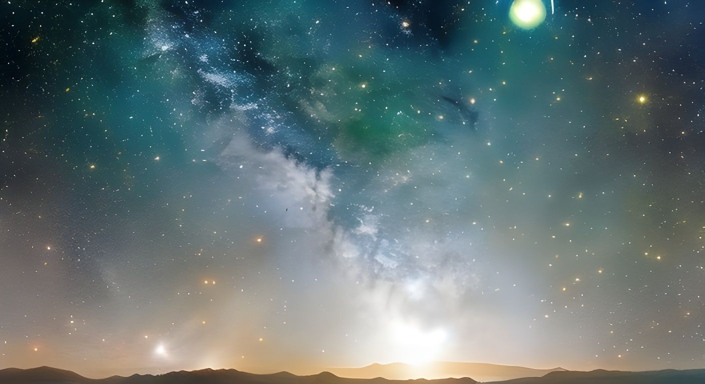 Alien Night Sky - AI Generated Artwork - NightCafe Creator