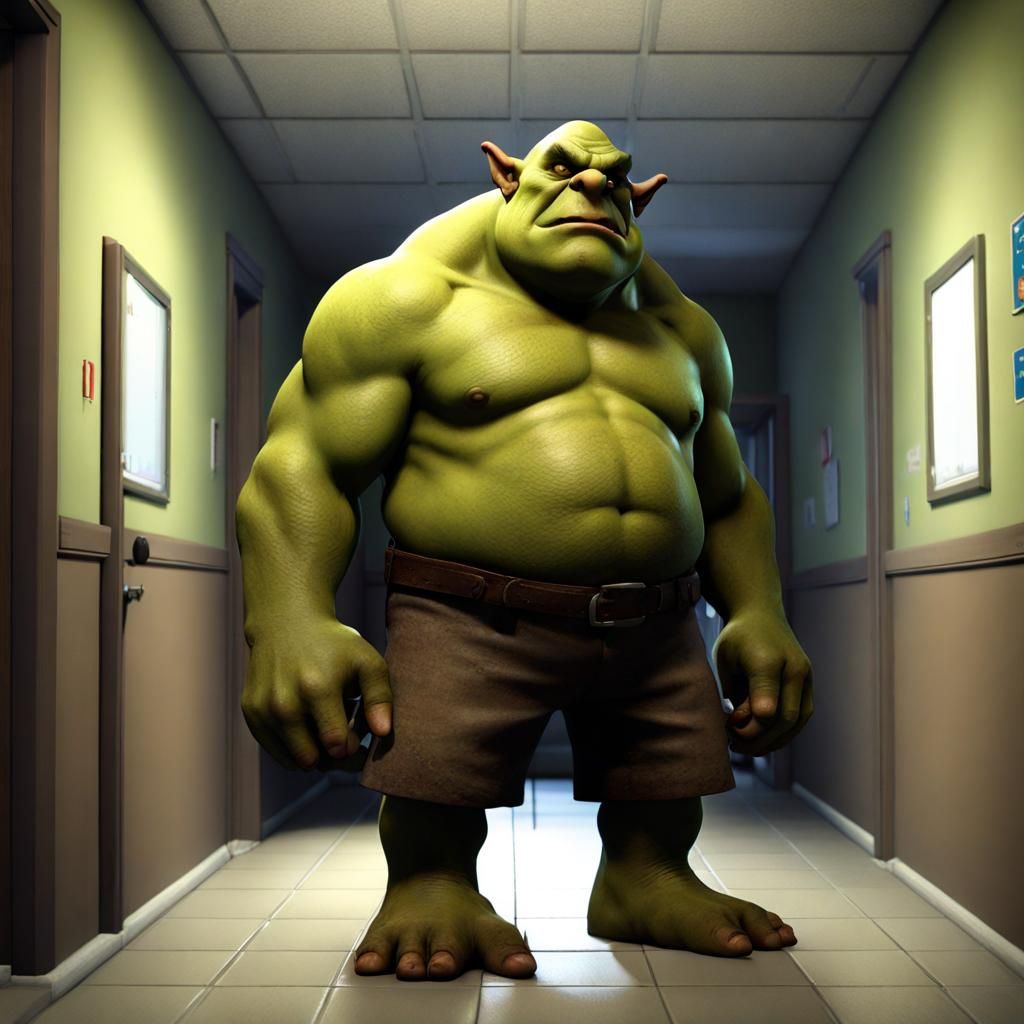 A big ogre is too large - AI Generated Artwork - NightCafe Creator