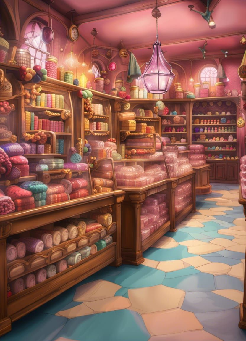 Honeydukes - Candy Store - AI Generated Artwork - NightCafe Creator