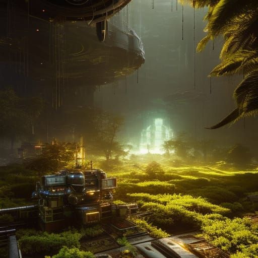 Space Compound - AI Generated Artwork - NightCafe Creator