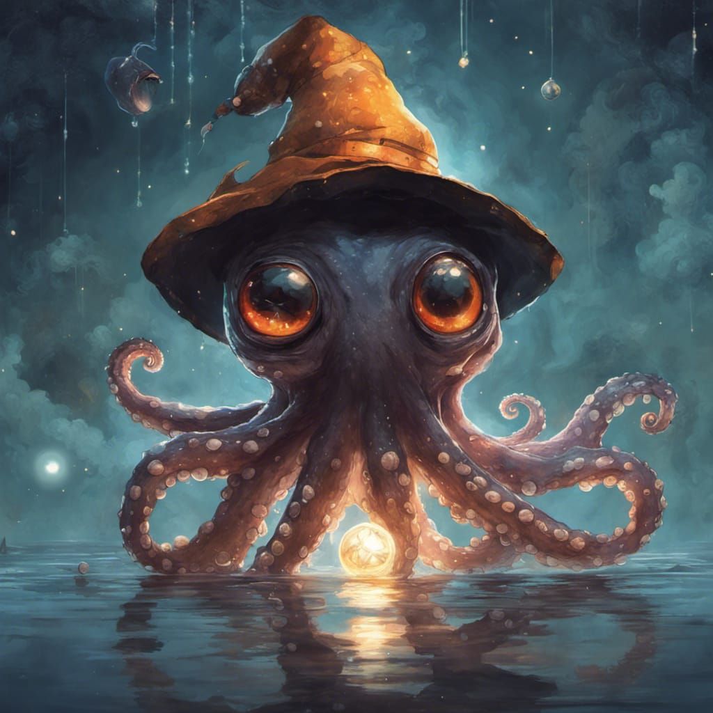 Octopus Wizard - AI Generated Artwork - NightCafe Creator