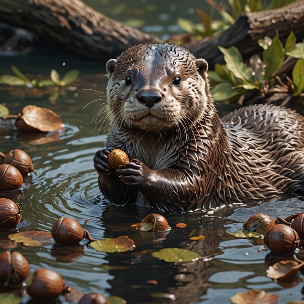 Otter - AI Generated Artwork - NightCafe Creator