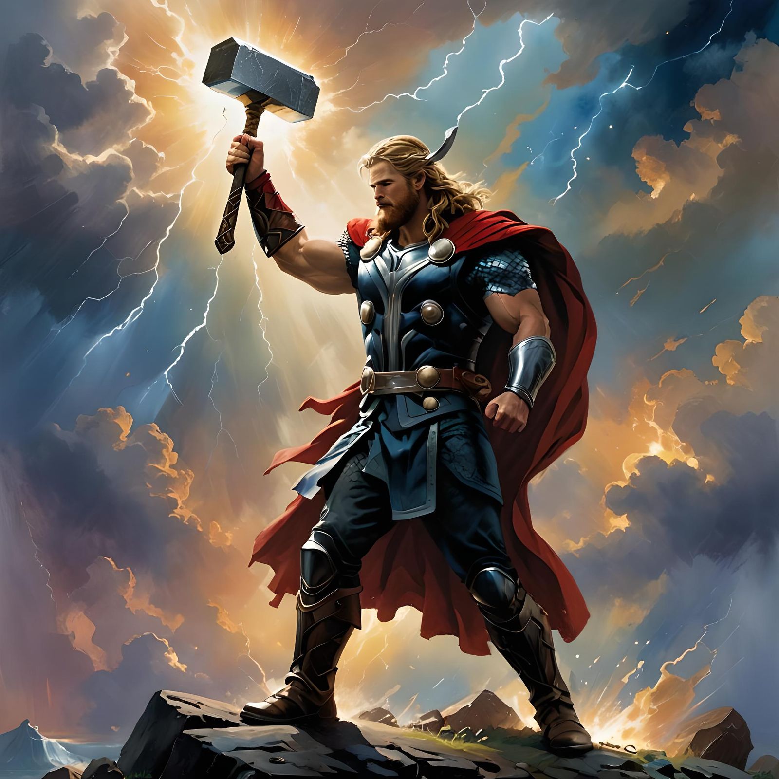 Thor's Hammer - AI Generated Artwork - NightCafe Creator