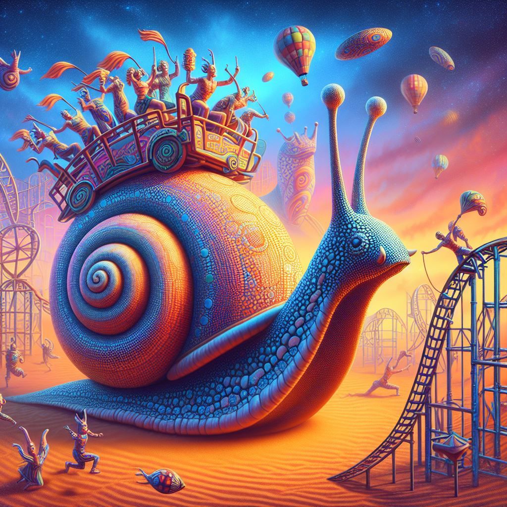 Carnival Snail Ride - AI Generated Artwork - NightCafe Creator