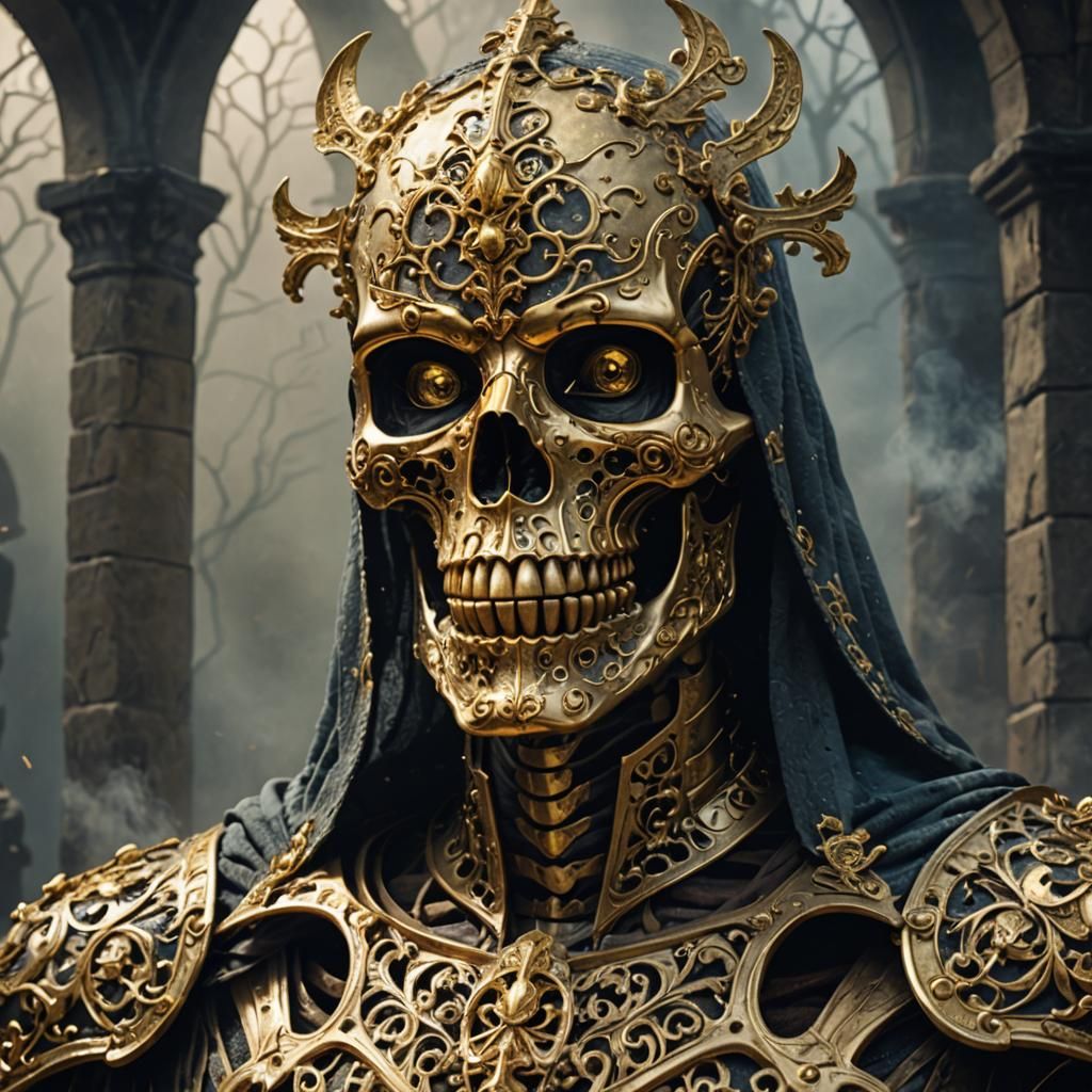 Gilded Mask - AI Generated Artwork - NightCafe Creator