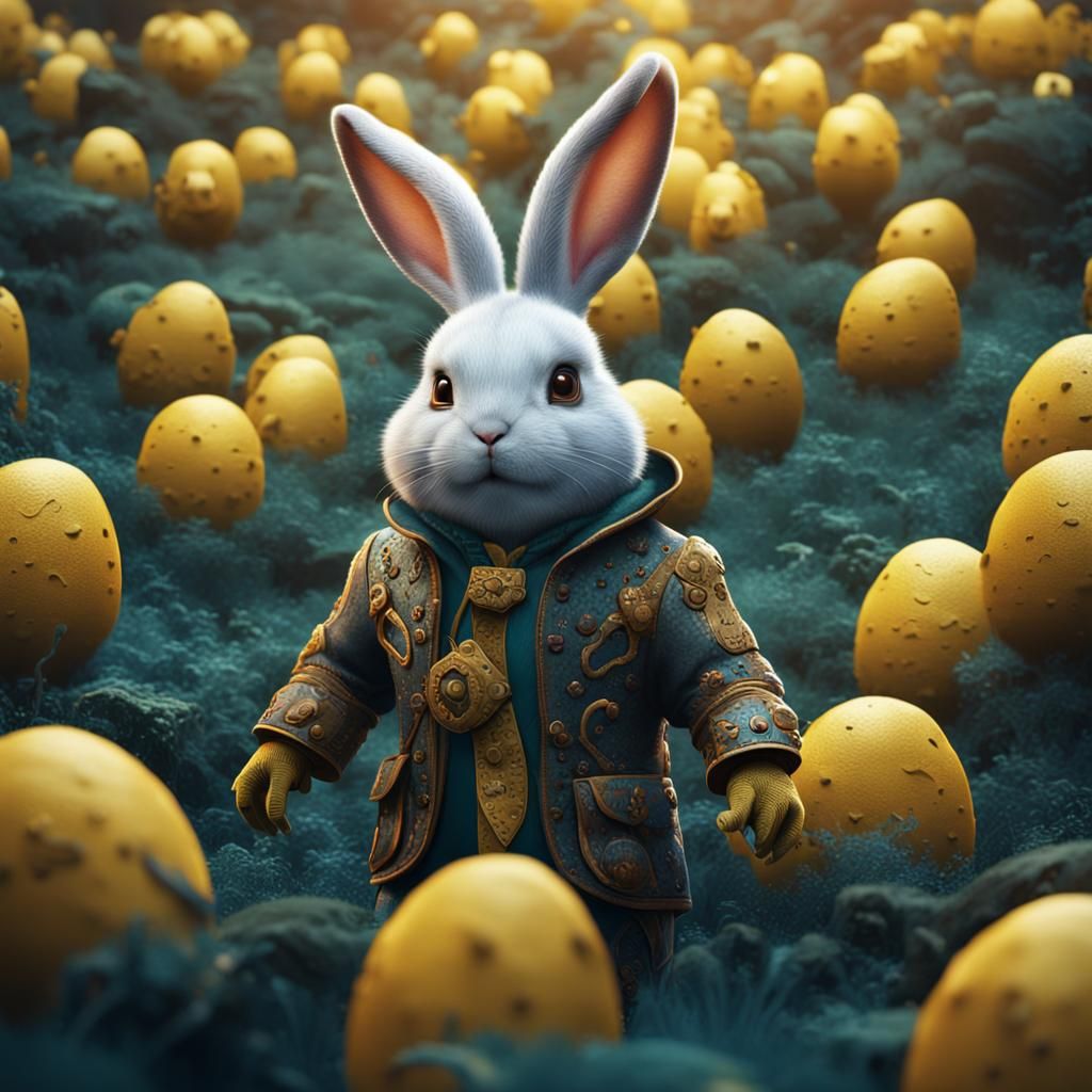 rabbit - AI Generated Artwork - NightCafe Creator