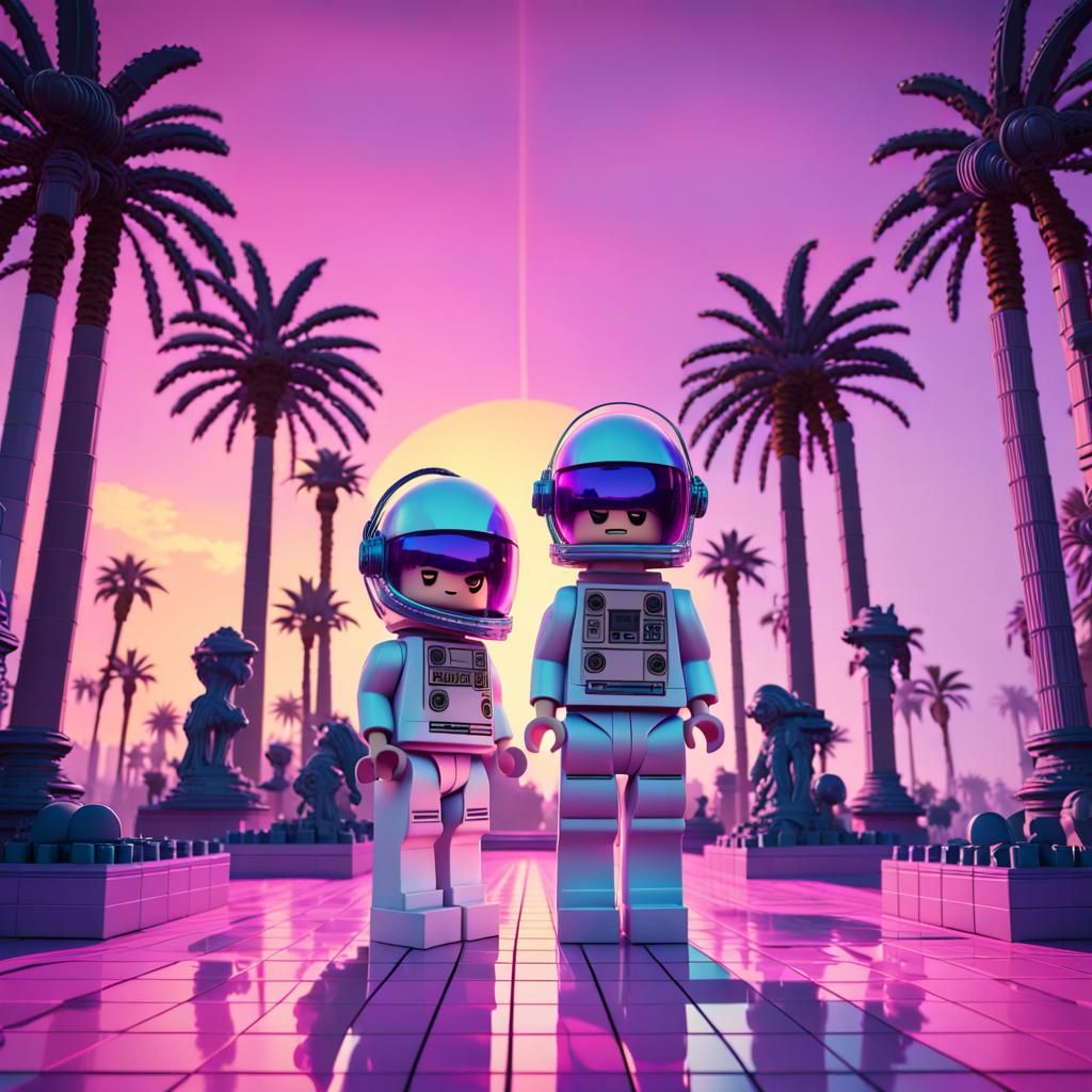 Purple disco machine 9 - AI Generated Artwork - NightCafe Creator