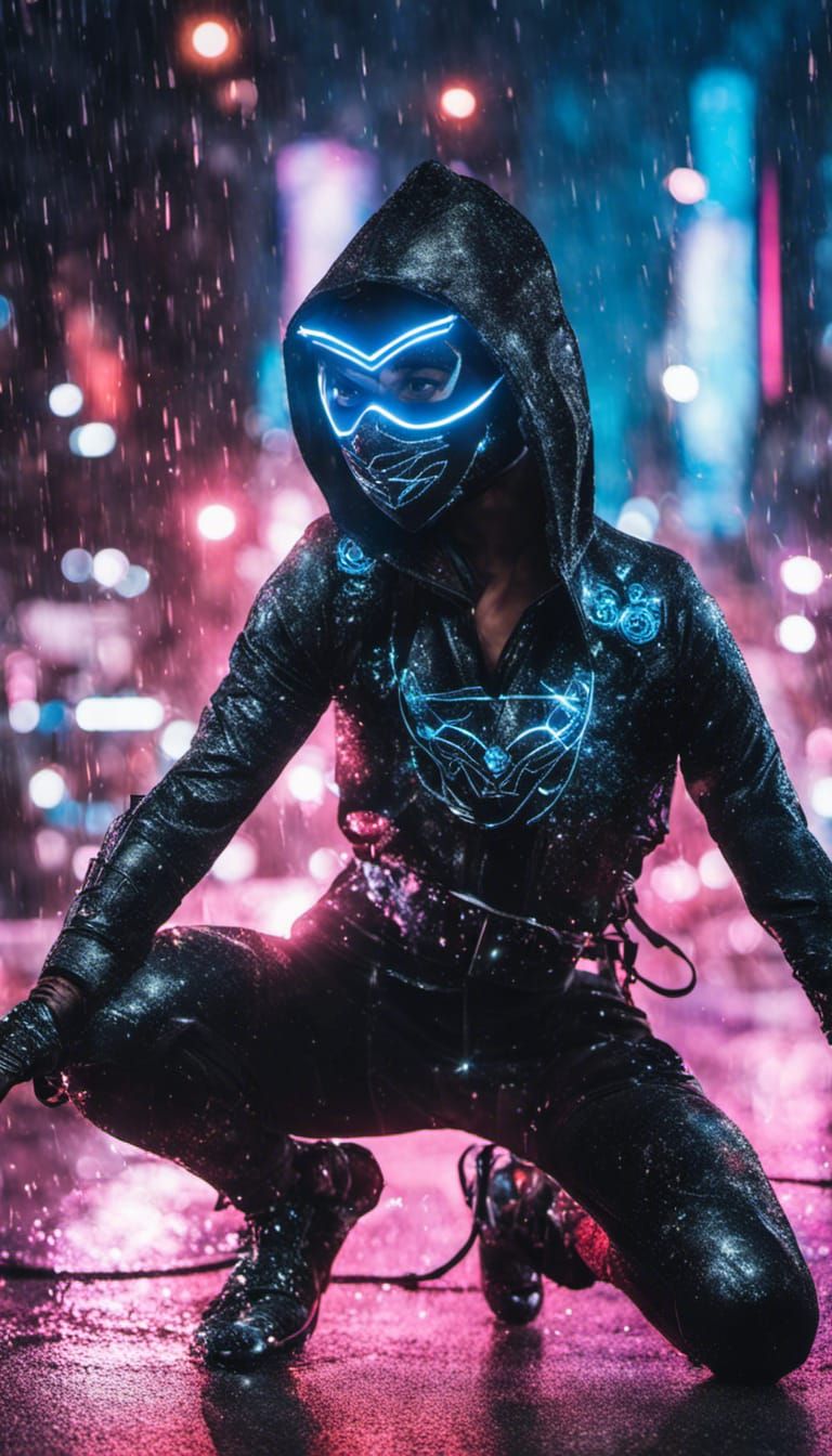 Neonpunk Rogue - AI Generated Artwork - NightCafe Creator