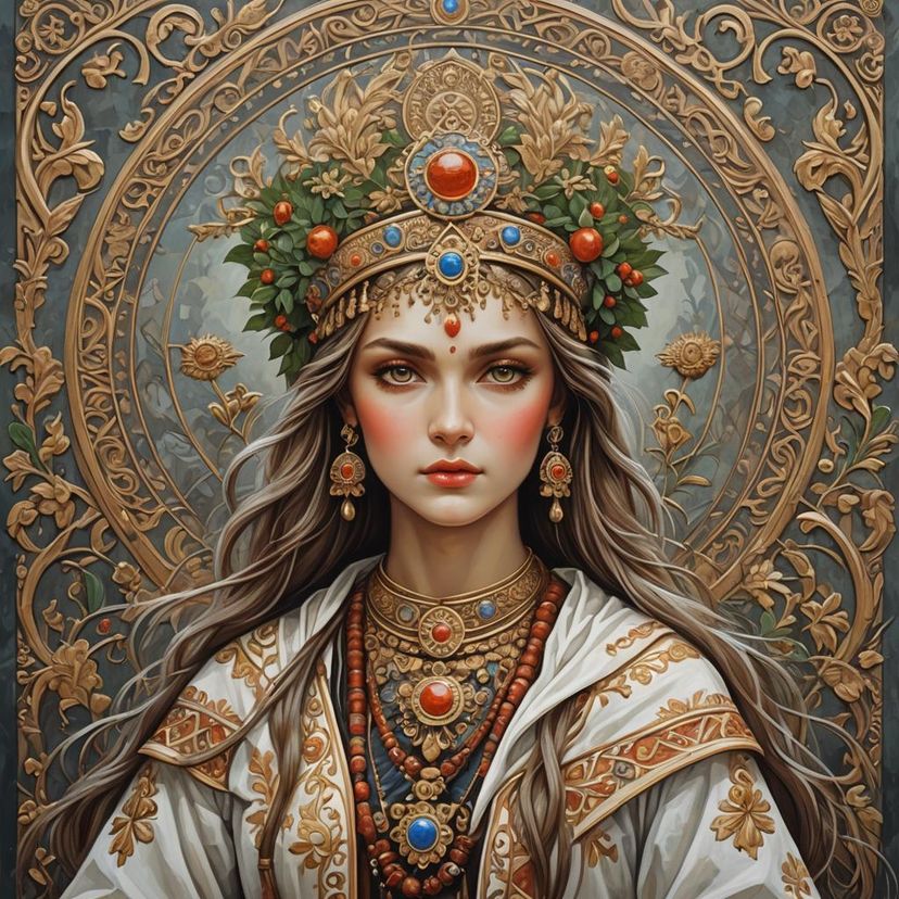 Lada Slavic goddess of beauty and love - AI Generated Artwork - NightCafe Creator