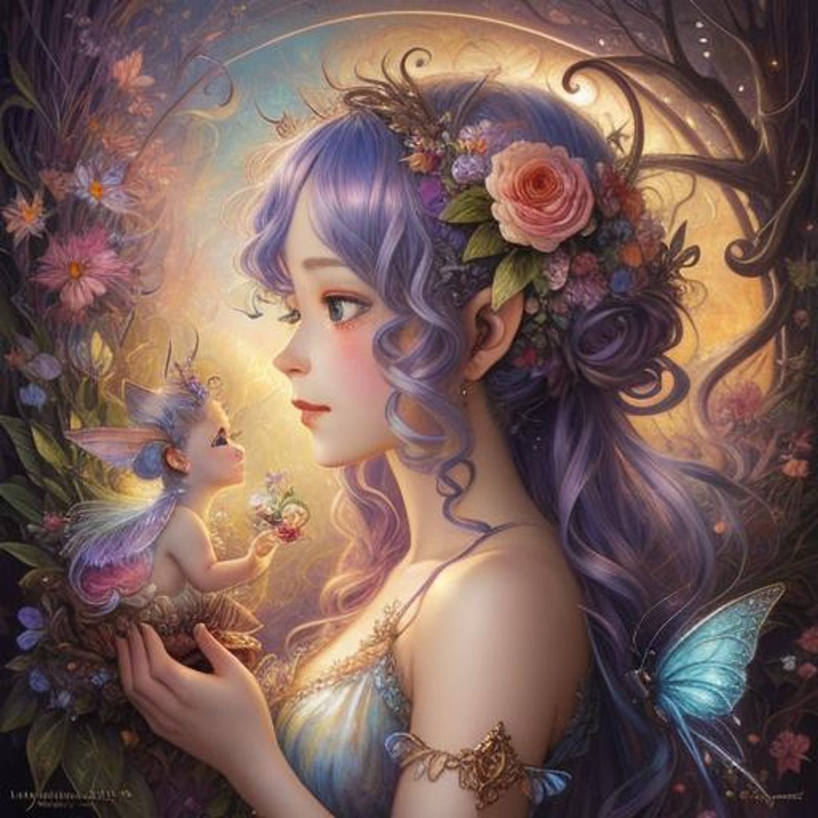 Just a Chat Between Pixies - AI Generated Artwork - NightCafe Creator