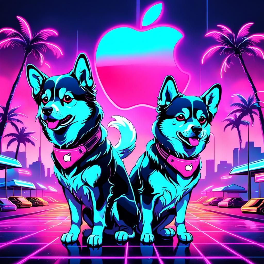 apple dogs - AI Generated Artwork - NightCafe Creator