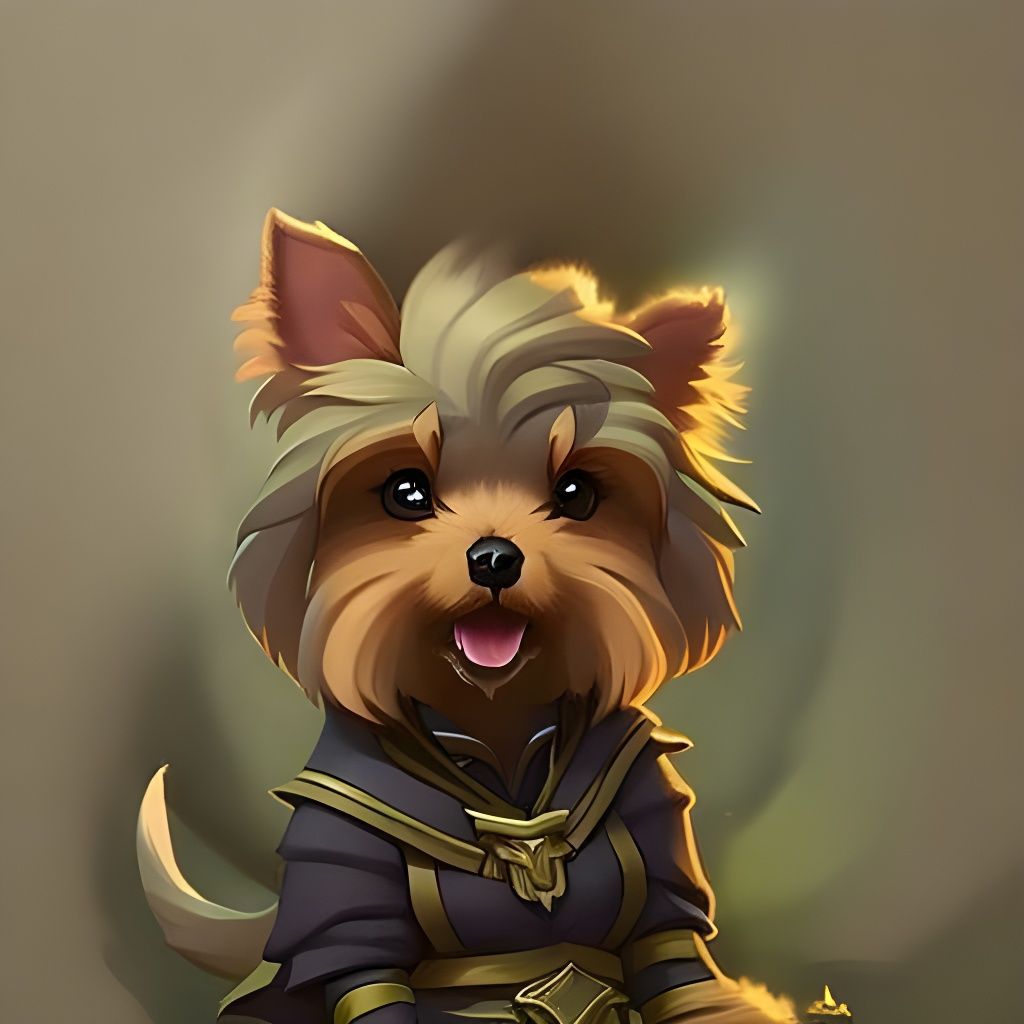 Yorkie - AI Generated Artwork - NightCafe Creator