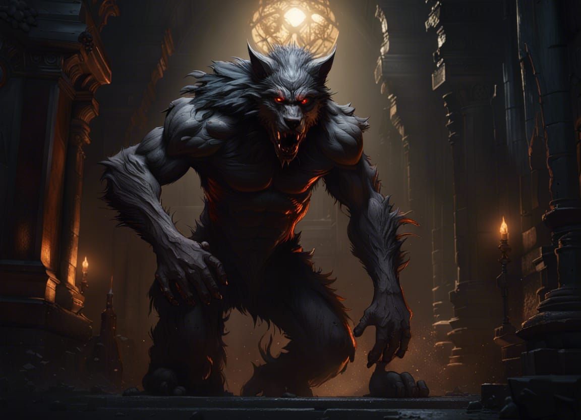 Werewolf - AI Generated Artwork - NightCafe Creator