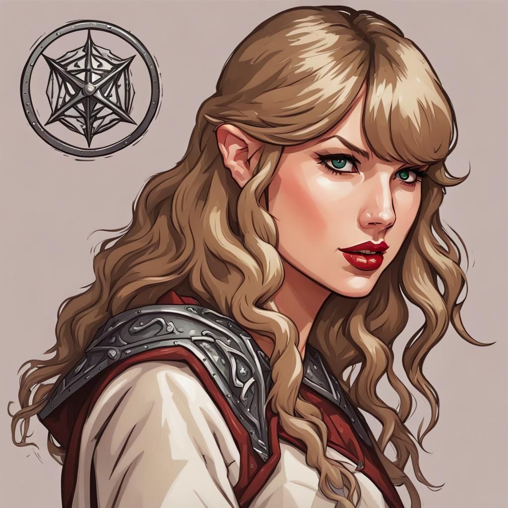 Taylor Swift as a dungeons and dragons character - AI Generated Artwork ...