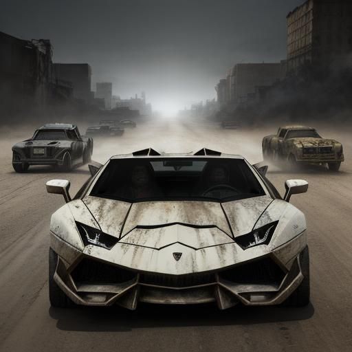 Post-Apocalyptic Racing - AI Generated Artwork - NightCafe Creator