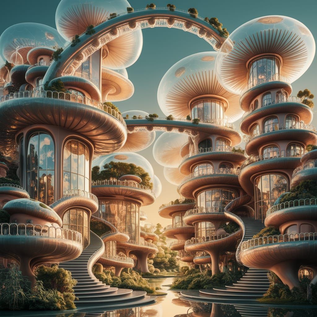 Solarpunk settlement - Solarpunk settlement