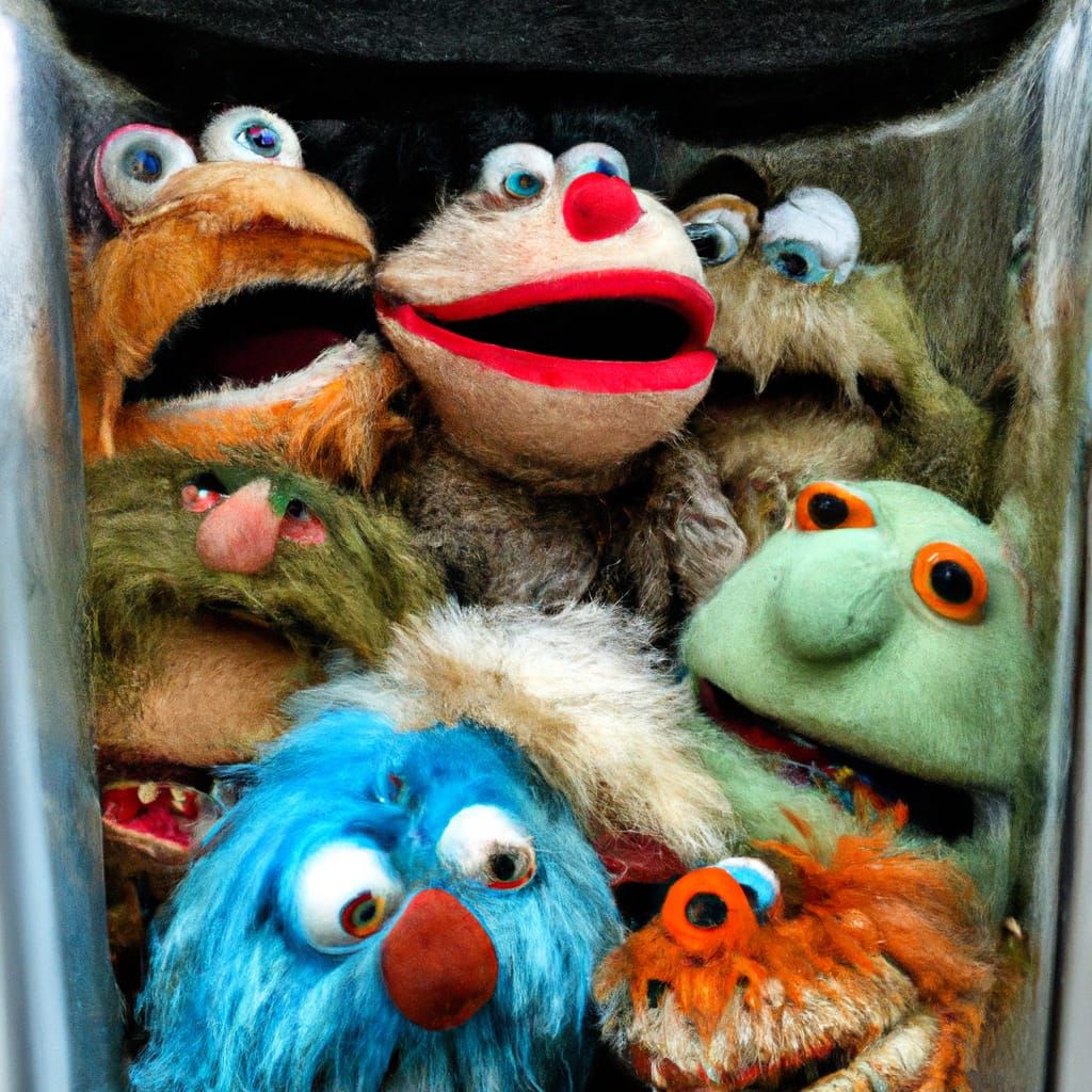 Trapped muppets - AI Generated Artwork - NightCafe Creator