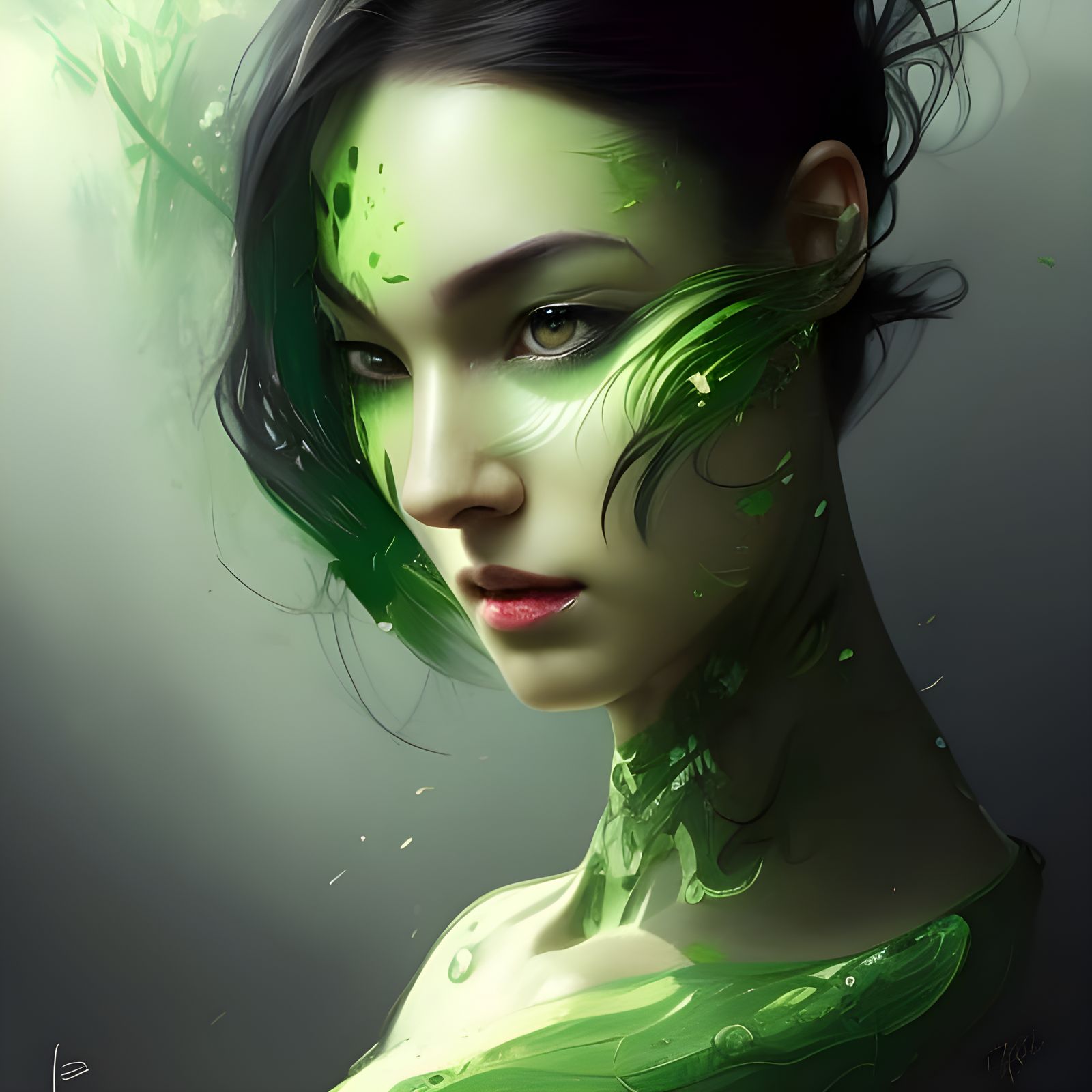 cat -like forest nymph - AI Generated Artwork - NightCafe Creator