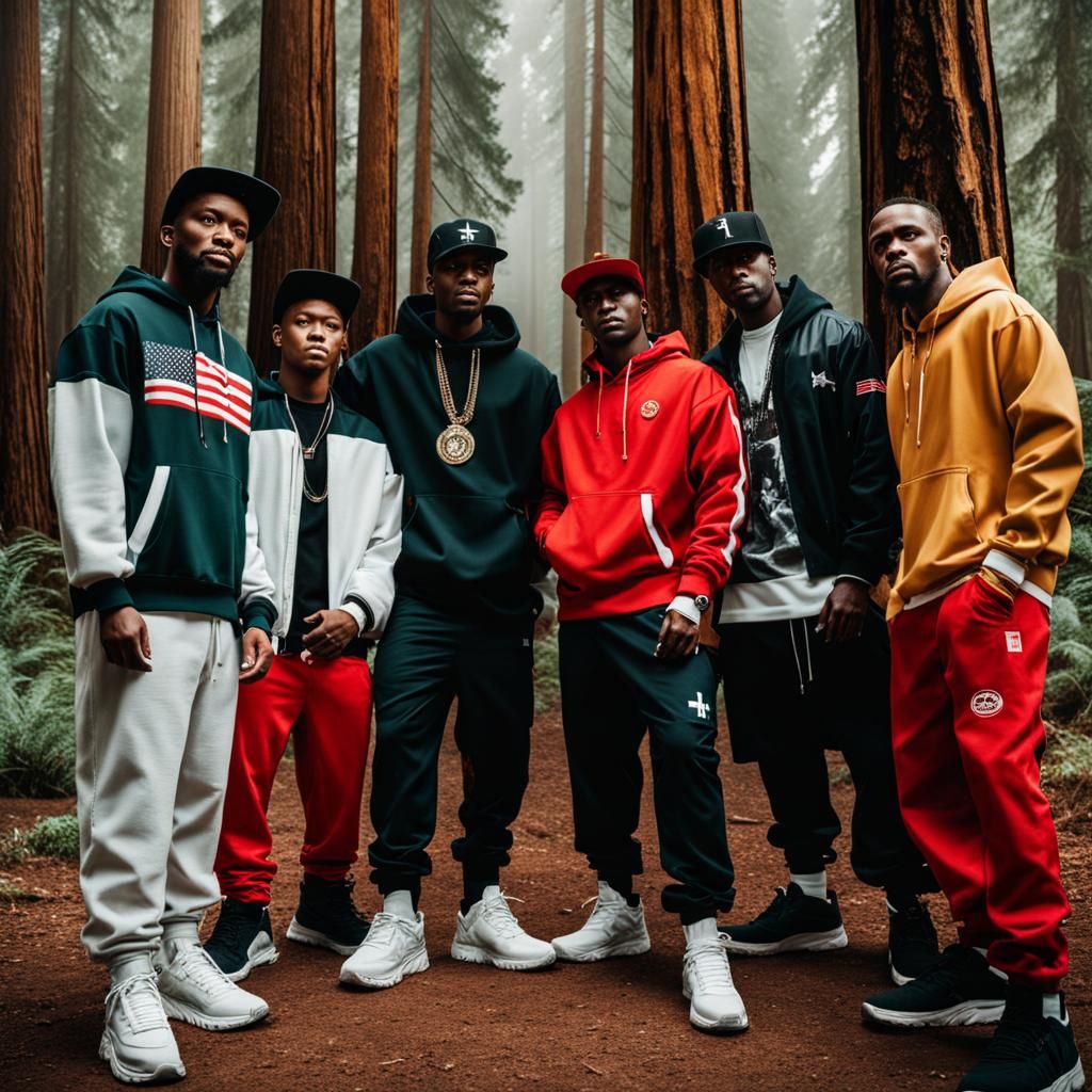 a group of christian rap stars including men and women alike. there is ...