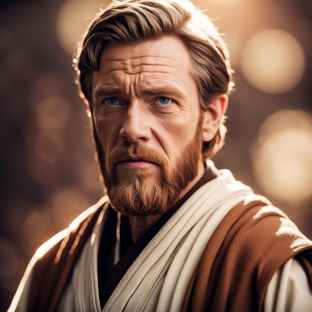 A character portrait of Obi-Wan Kenobi - AI Generated Artwork ...
