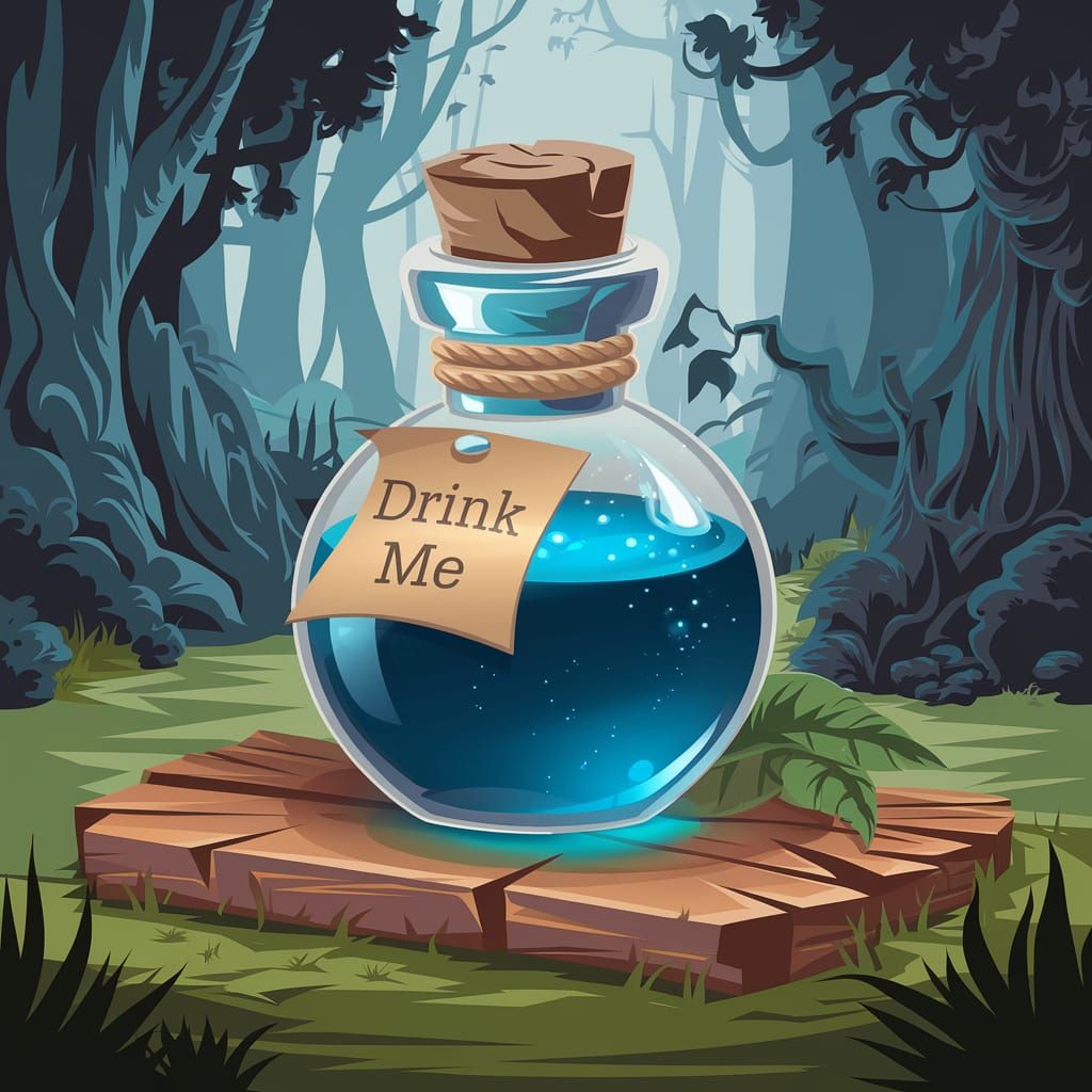 Potion with Funny Label - Potion with Funny Label