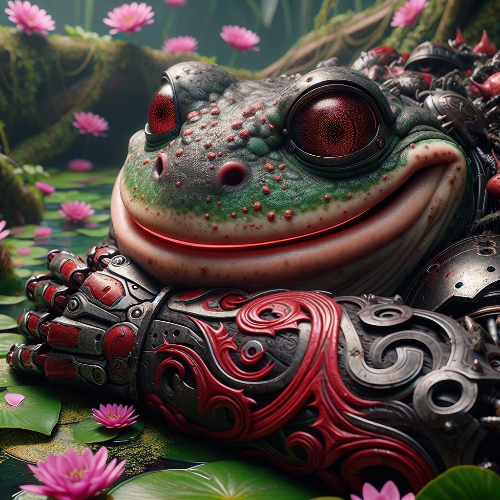 Frog - AI Generated Artwork - NightCafe Creator